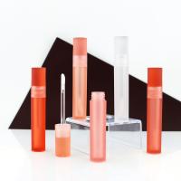 China Cosmetic 2 Layer Plastic Round 10ml Lip Gloss Wand Tubes 14g for sale