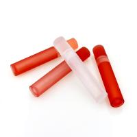 China Cosmetic 2 Layer Plastic Round 10ml Lip Gloss Wand Tubes 14g for sale