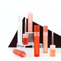 China Cosmetic 2 Layer Plastic Round 10ml Lip Gloss Wand Tubes 14g for sale