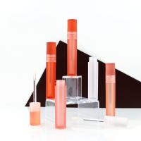 China Cosmetic 2 Layer Plastic Round 10ml Lip Gloss Wand Tubes 14g for sale