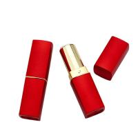 China Red Empty Lipstick Tube Square Tube Phnom Penh  telescopic rotating Lipstick Tube for sale