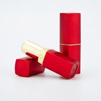 China Red Empty Lipstick Tube Square Tube Phnom Penh  telescopic rotating Lipstick Tube for sale