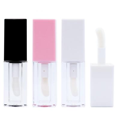 China Waterproof AS Plastic Empty Lip Gloss Tubes With Wand 3.5ml 5ml 6ml for sale