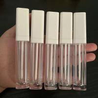 China 6.5ML Square Empty Lip Gloss Tube With Logo Small Batch Customization for sale
