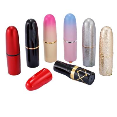 China Multiple Color  Round ABS Refillable Empty Lipstick Tube 3.5g for sale