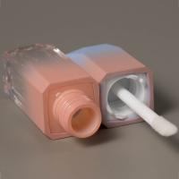 China Cylinder Black Pink Blue 5ml Empty Lip Gloss Tubes With Brush OEM for sale
