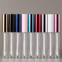 China OEM ODM Clear Round Lip Gloss Containers Wand Tubes UV Coating for sale