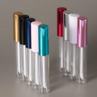China OEM ODM Clear Round Lip Gloss Containers Wand Tubes UV Coating for sale