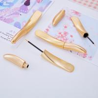 China Irregular 1ML Gold Liquid Eyeliner Tube Empty Eyelash Serum Bottles for sale