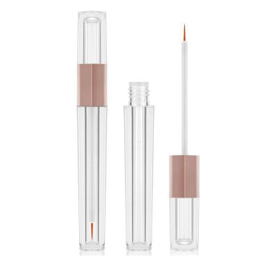 China Square Acrylic 3ML Clear Empty Liquid Eyeliner Bottle 13*120MM for sale