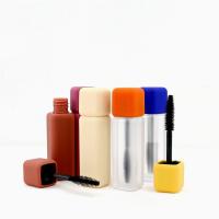 China Length 75mm Rubber Frosted Plastic Mascara Tube 5ml for sale