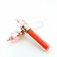 China Private Label 3.5ml Lip Gloss Tubes With Wand Water Transfer Printing 35g for sale