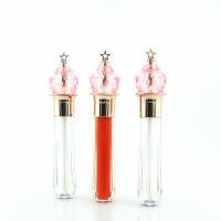 China Private Label 3.5ml Lip Gloss Tubes With Wand Water Transfer Printing 35g for sale