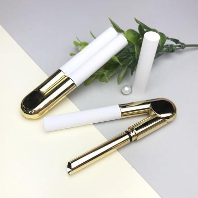 China Aluminum Plastic Lipstick Container White Lipstick Tubes Spray Coating for sale