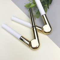 China Aluminum Plastic Lipstick Container White Lipstick Tubes Spray Coating for sale