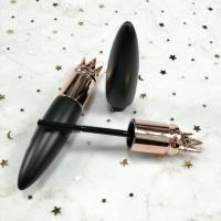 China Painting PMMA Cap Crown Black And Gold Plastic Mascara Tube 20g for sale