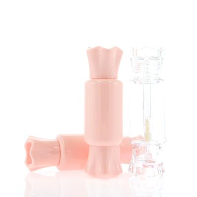 China Skin Care Packaging OEM Round 8ml DIY Empty Lip Gloss Tubes Spray Coating for sale