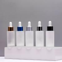 China Essential Oil 30ml Glass 1oz Dropper Bottles Screen Printing for sale