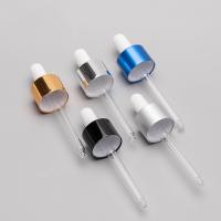 China Essential Oil 30ml Glass 1oz Dropper Bottles Screen Printing for sale