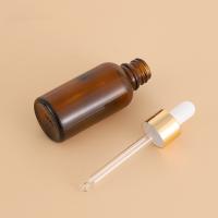 China Cylinder 100ml Essential Oil Dropper Bottles UV Coating for sale