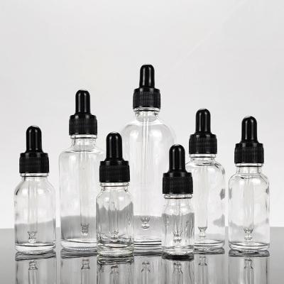China White Fine Ribbed Glass Essential Oil Bottles With Dropper 0.1kg for sale