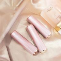 China SGS MSDS Gold Flash Pink Square Empty Lipstick Tube OEM ODM for sale