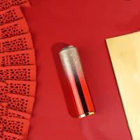 China Plastic Glitter Gold Red Empty Lipstick Bottle ODM Logo 20g for sale