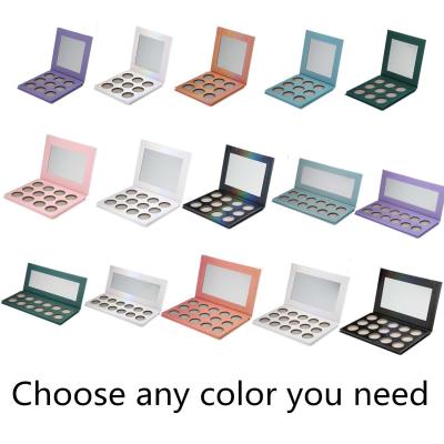 China 3*4 2*6 3*5 Eyeshadow Palette Empty Case Embossing Debossing 26mm Eyeshadow Pans for sale