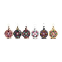 China Arabic Engraving Glass Essential Oil Bottle for sale