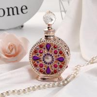 China Arabic Engraving Glass Essential Oil Bottle for sale
