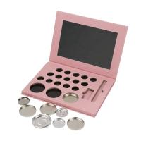 China Wholesale customized Empty Eye Shadow Palette 18 colors pink eyeshadow palette for sale