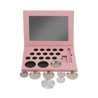 China Wholesale customized Empty Eye Shadow Palette 18 colors pink eyeshadow palette for sale