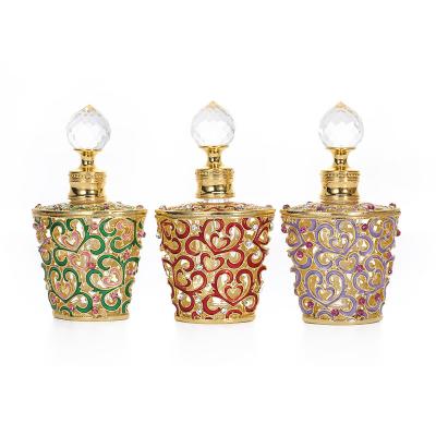 China SGS 15ml Crystal Perfume Essential Oil Bottle Screen Printing for sale