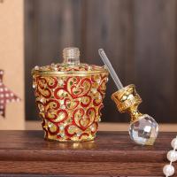 China SGS 15ml Crystal Perfume Essential Oil Bottle Screen Printing for sale