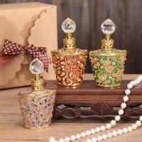 China SGS 15ml Crystal Perfume Essential Oil Bottle Screen Printing for sale