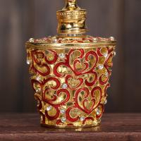 China SGS 15ml Crystal Perfume Essential Oil Bottle Screen Printing for sale