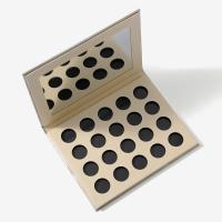 China C1S C2S Art Paper Empty Eyeshadow Box Waterproof Empty 4 Pan Eyeshadow Palette for sale