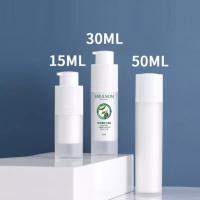 China PP AS Frosted Airless Lotion Pump Bottle 15ml 30ml 50ml for sale