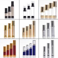China 15ml 30ml 120ml Frosted Airless Cosmetic Pump Bottle Offset Printing for sale
