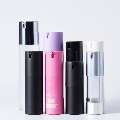 China 15ml 30ml 120ml Frosted Airless Cosmetic Pump Bottle Offset Printing for sale