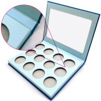 China 12colors Empty Eye Shadow Palette cuatomized palette with mirror for sale