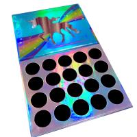China Unicorn Round Empty Eyeshadow Palette Quad 4C Printing Waterproof for sale