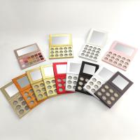 China OEM ODM Empty Magnetic Eyeshadow Palette Pans UV Coating Varnishing for sale