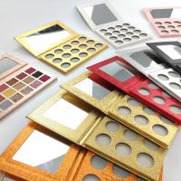 China OEM ODM Empty Magnetic Eyeshadow Palette Pans UV Coating Varnishing for sale