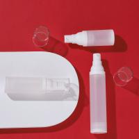 China Silk Printing PET White Airless Lotion Pump Bottle 20ml 30ml 50ml for sale