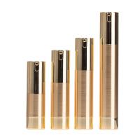 China Spray Coating Gold Airless Lotion Pump Bottles 10ml 25ml 30ml for sale
