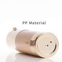China Spray Coating Gold Airless Lotion Pump Bottles 10ml 25ml 30ml for sale