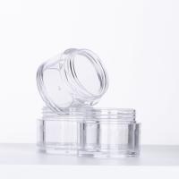 China Transparent 1oz 2oz 4oz Rose Gold PETG Cream Jar 7g 10g for sale