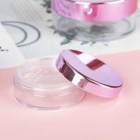 China 5g 10g 30g Empty Face Cream Jar Cream Jars  Custom Logo Plastic rose pink for sale