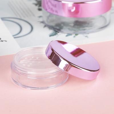 China 5g 10g 30g Empty Face Cream Jar Cream Jars  Custom Logo Plastic rose pink for sale